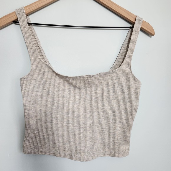Reformation | Tops | Reformation Broome Cropped Ribbed Tank M | Poshmark